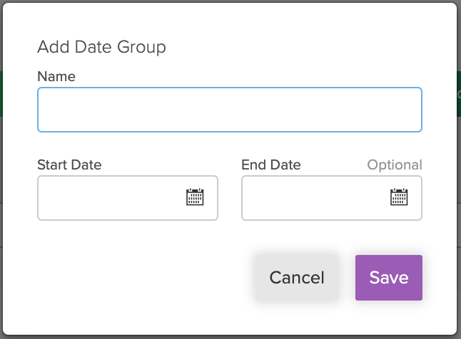 Date Groups: How to setup & General Information