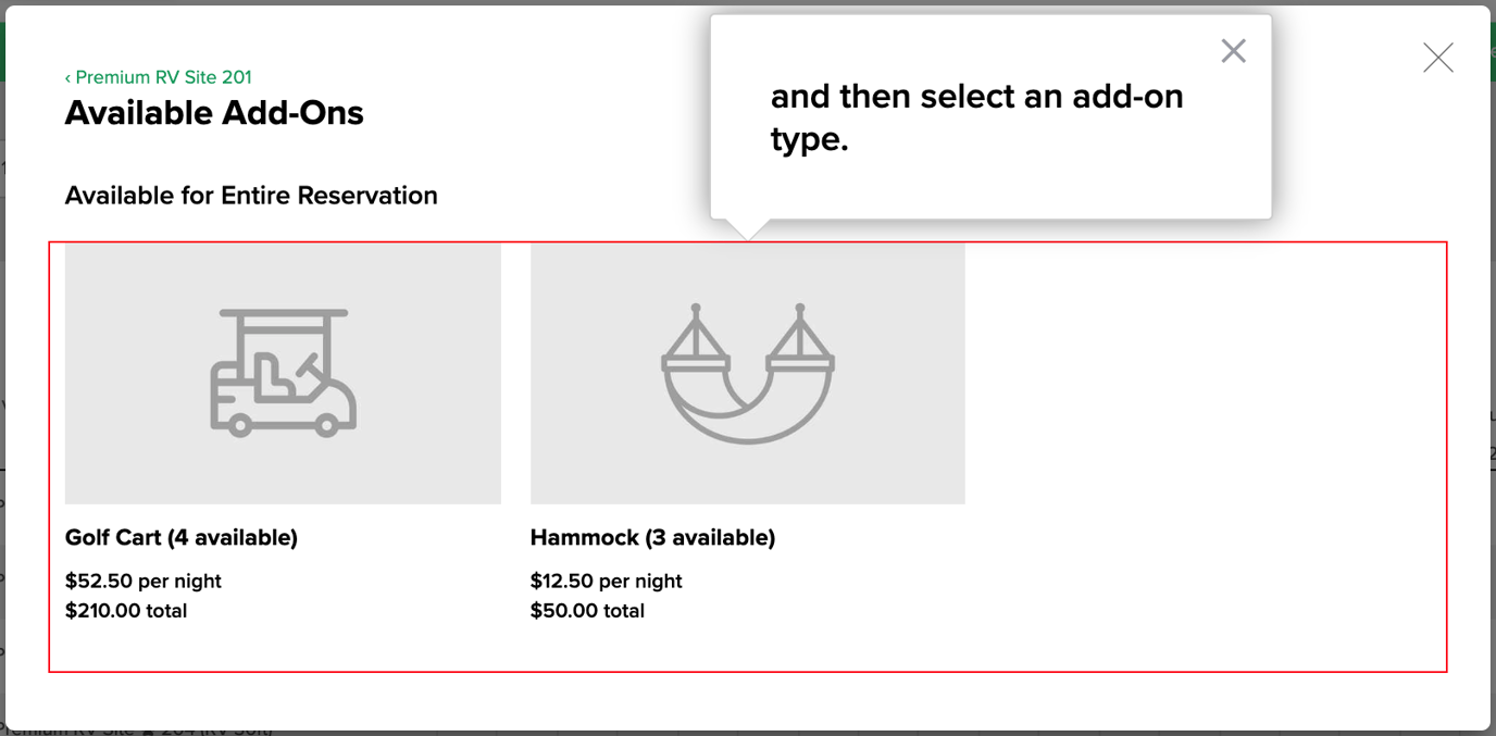 How To: Add a Daily Add-on while booking a New Reservation