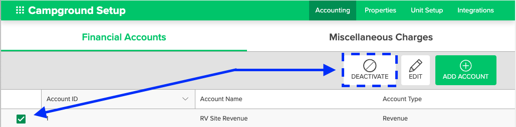 How to: Edit Financial Accounts