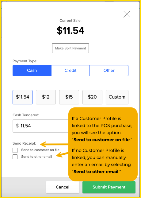 How to: Email a POS Receipt