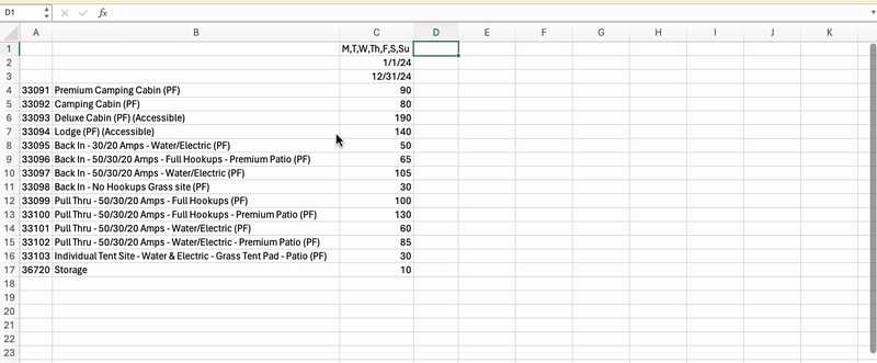 Base Pricing: Functional Examples