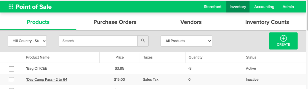 Inventory: What's on the page?