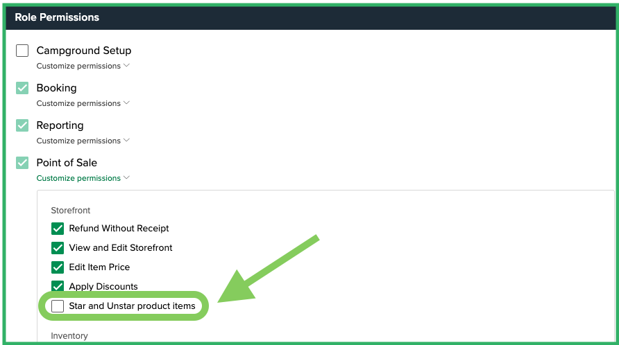 How To: Star Items on the POS Storefront