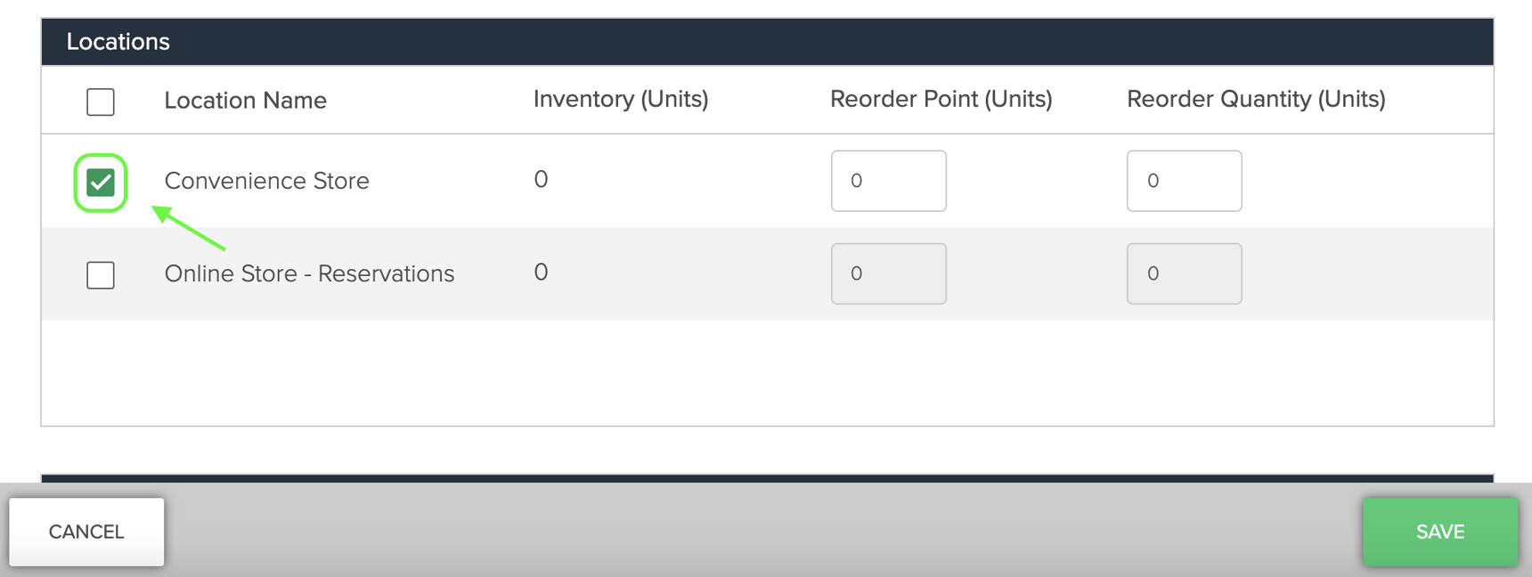 How to: Remove Inventory Item(s) From Storefront(s)