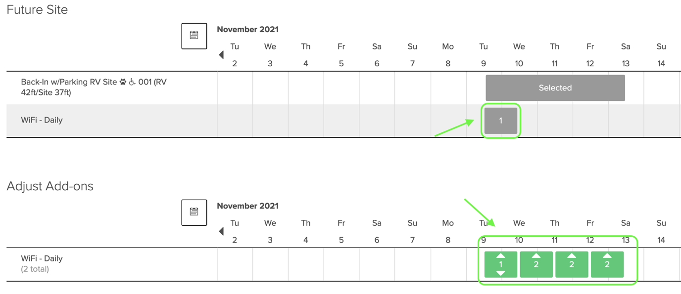 How To: Add a Daily Add-on To An Existing Reservation