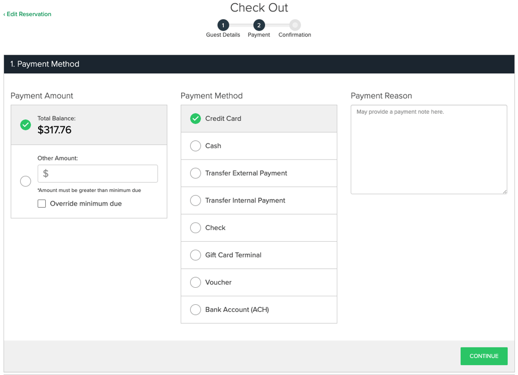 How To: Make a New Reservation