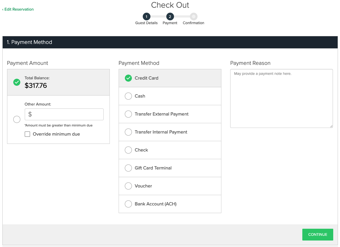 How To: Make a New Reservation