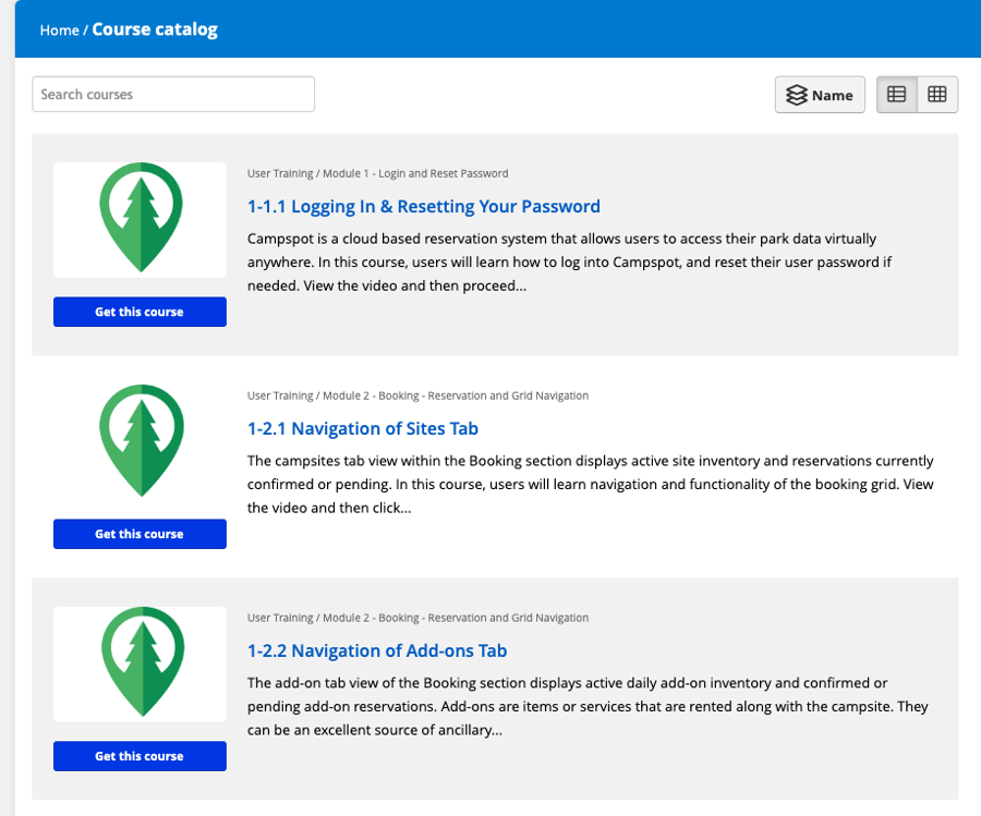 Campspot Certification Program