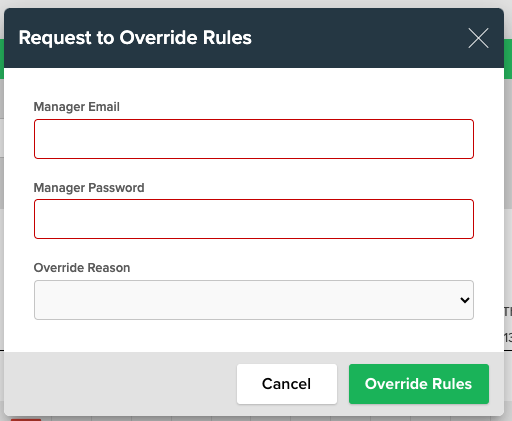Feature Overview: Override Rules