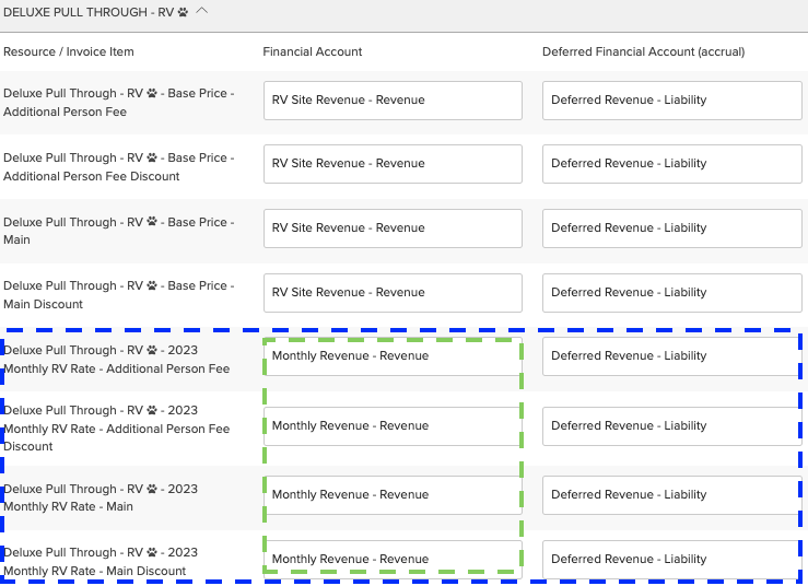 Financial Mapping: Using the Accounting tab in Reports
