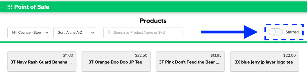 POS Storefront: What's on the page?