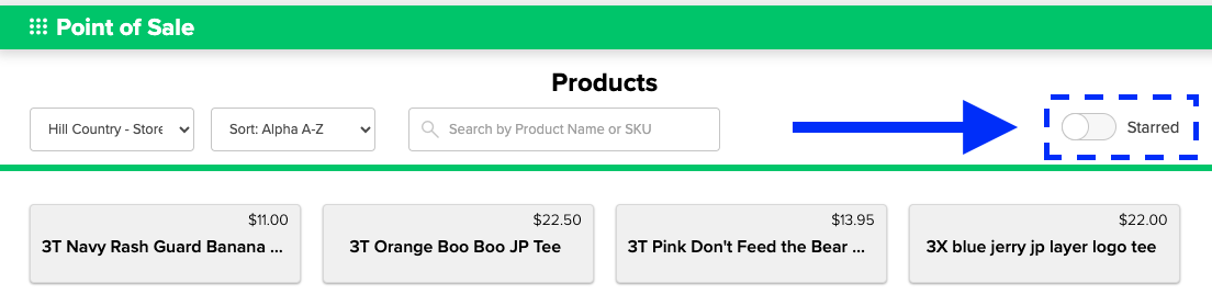 POS Storefront: What's on the page?