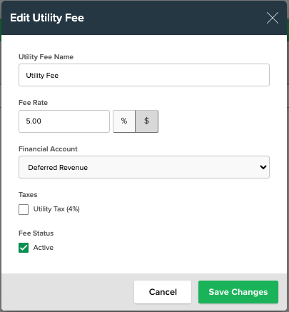 Utility Fees: Setup Guide
