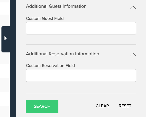 Reservation List: What's on the page?