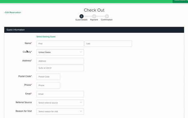 How To: Make a New Reservation