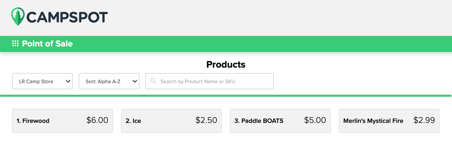 POS Storefront: What's on the page?